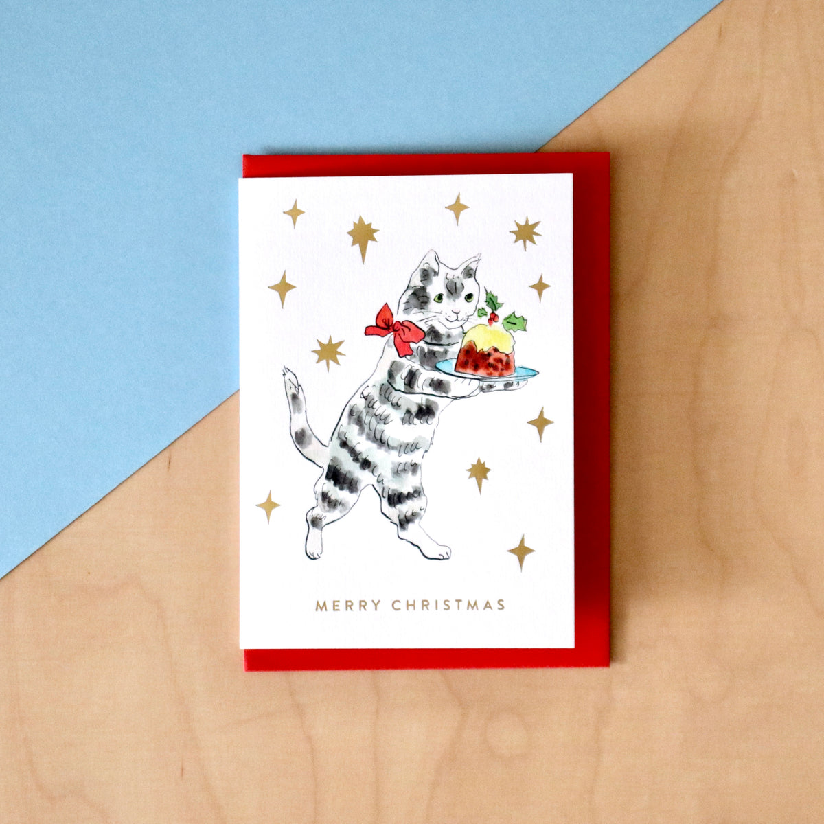 Christmas Pudding Card — Civil Dawn Studio